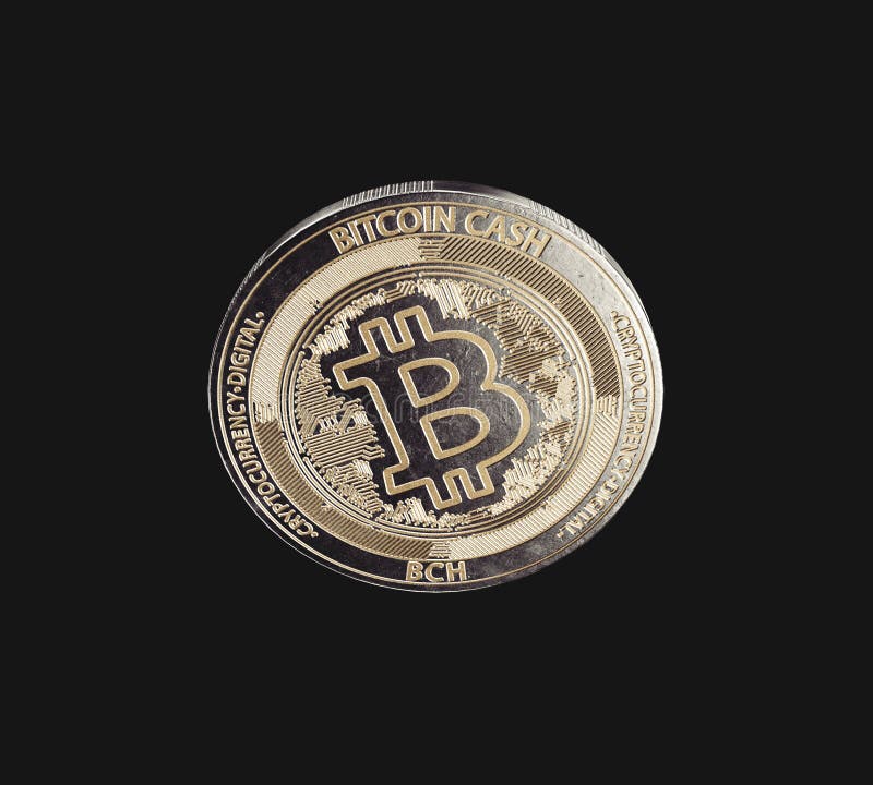 Cryptocurrency Bitcoin Cash Coin Stock Illustration - Illustration of ...