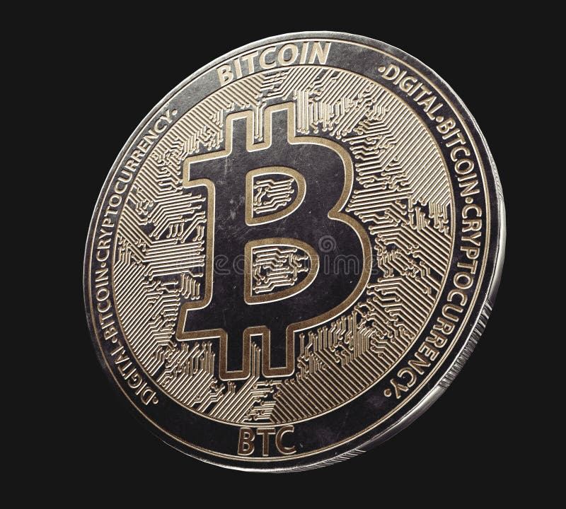 Cryptocurrency Bitcoin Coin Stock Illustration - Illustration of ...