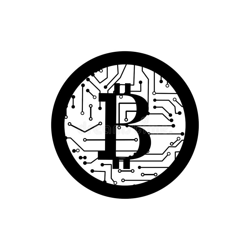 Cryptocurrency Bitcoin Future Coin Icon. the Concept of Virtual ...