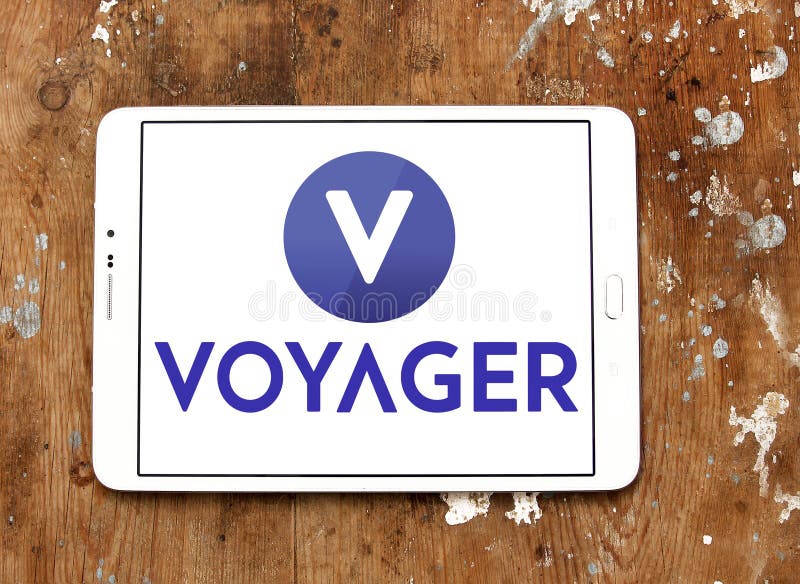 Cryptocurrency Company Voyager Logo Editorial Stock Photo - Image of ...