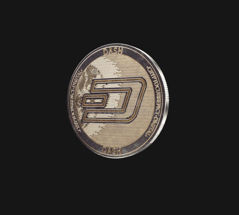 Cryptocurrency Dash Coin stock illustration. Illustration of coin ...