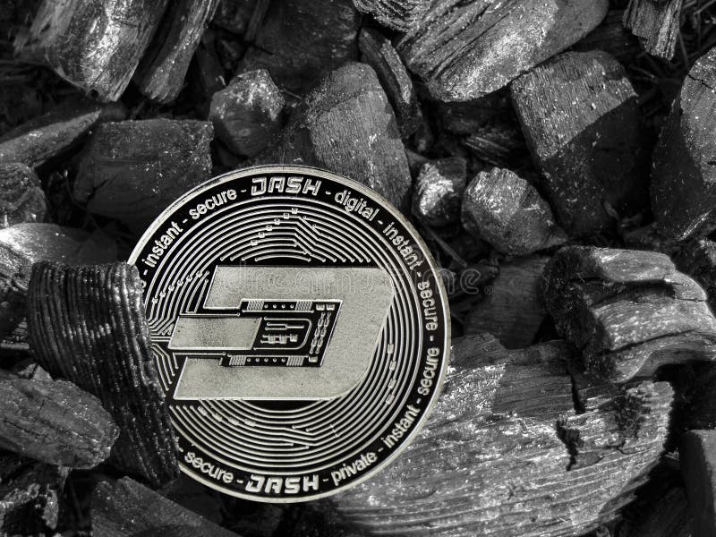 Cryptocurrency Dash Coin Lies on Coal. Mining and Energy for Mining ...
