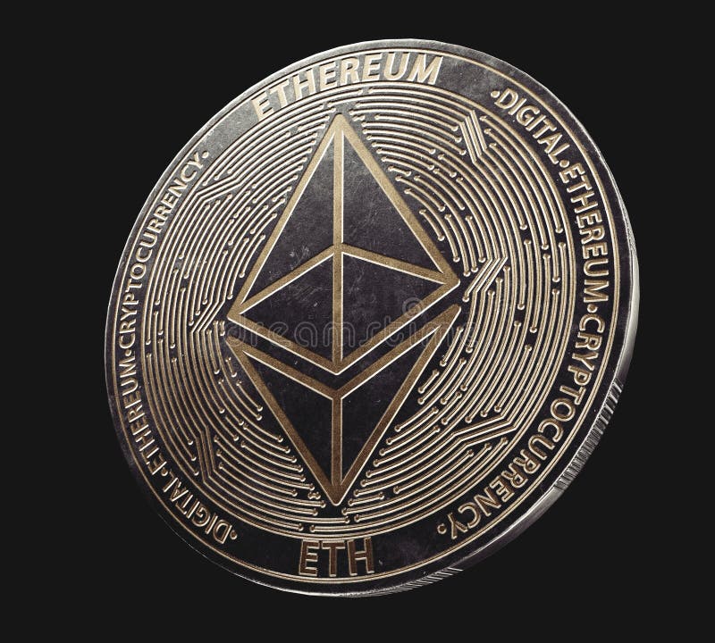 Cryptocurrency Ethereum Coin Editorial Stock Photo - Illustration of ...