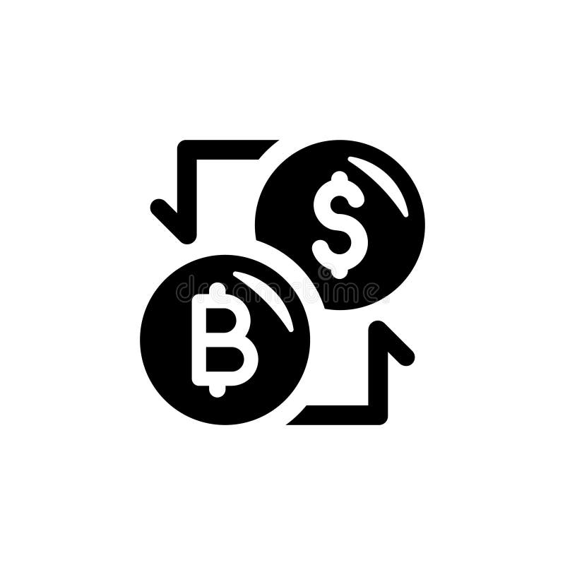 Cryptocurrency Exchange Icon Stock Vector - Illustration of icon ...