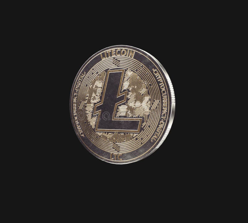 Cryptocurrency Litecoin Coin Stock Illustration - Illustration of ...
