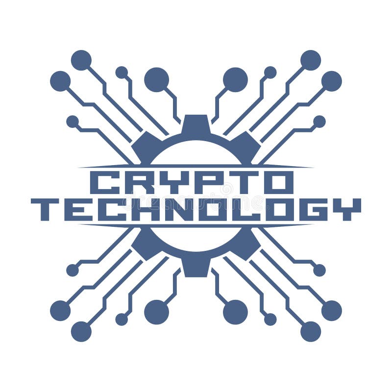 Cryptocurrency Logo Template. Stock Vector - Illustration of emblem ...