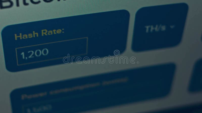 Contour Effect Of Cryptocurrency Mining On A Computer Screen The Algorithm Of The Computer