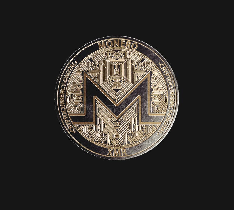 Cryptocurrency Monero Coin editorial stock image. Illustration of ...