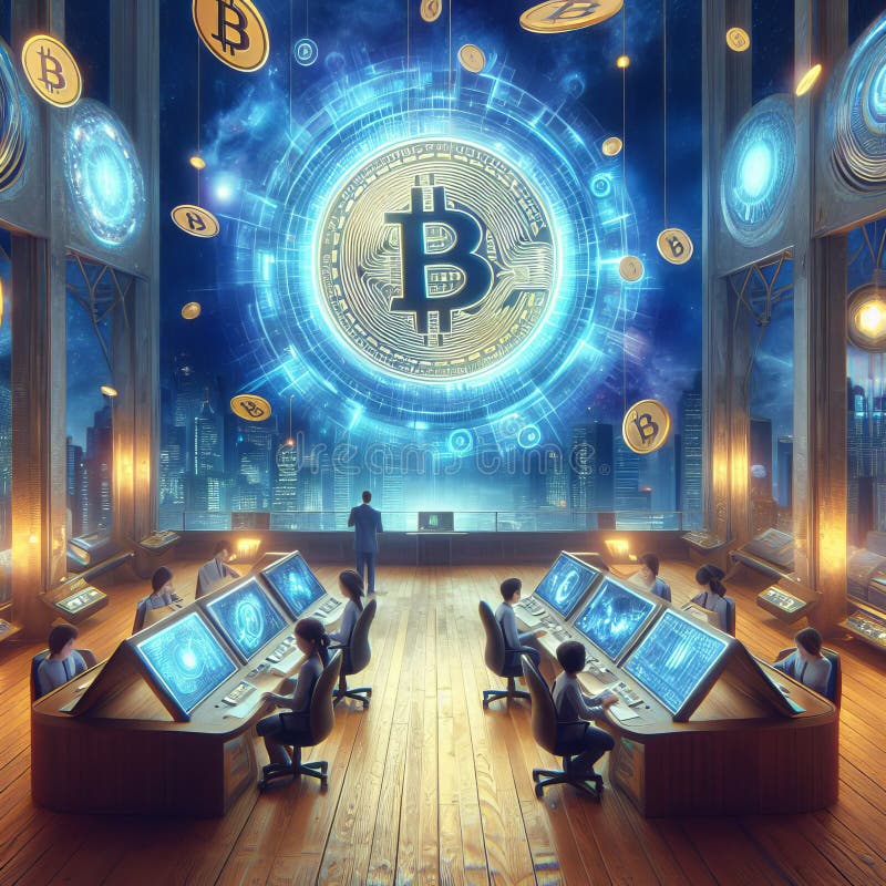 54 36. Cryptocurrency Museum - a Museum that Presentor Stock Image - Image of blockchain ...