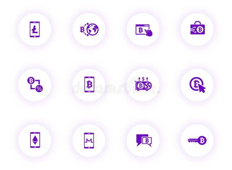 Marketing Icons Purple Round Stock Illustrations – 268 Marketing Icons ...