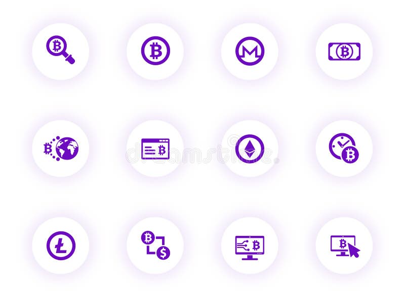 Marketing Icons Purple Round Stock Illustrations – 268 Marketing Icons ...