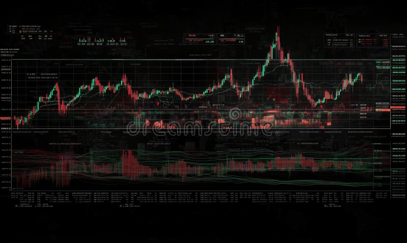 Cryptocurrency Trading Chart Price Movements Technical Indicators Stock ...