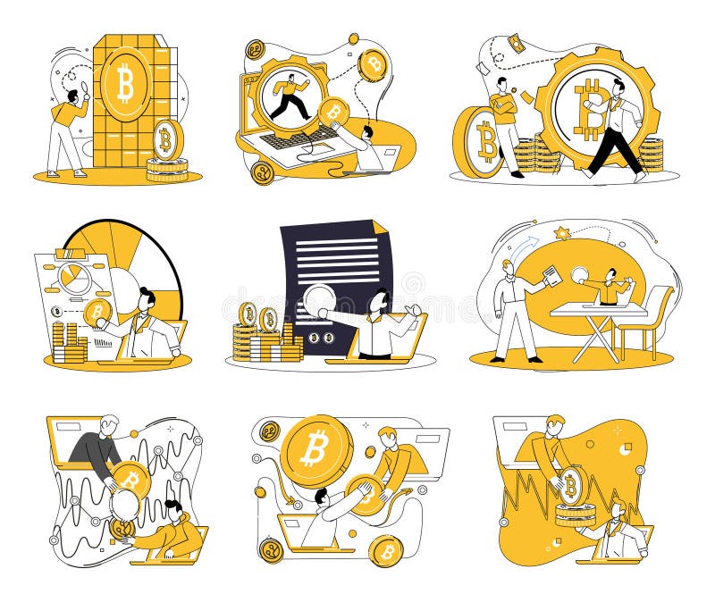 Cryptocurrency Transactions, Trading and Mining Concept in Modern ...