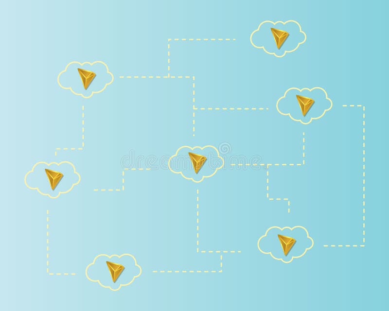 Cryptocurrency Tron stock illustration. Illustration of crypto - 119414560