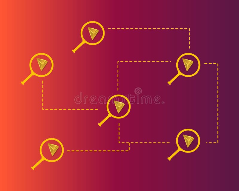 Cryptocurrency Tron stock illustration. Illustration of crypto - 119414560