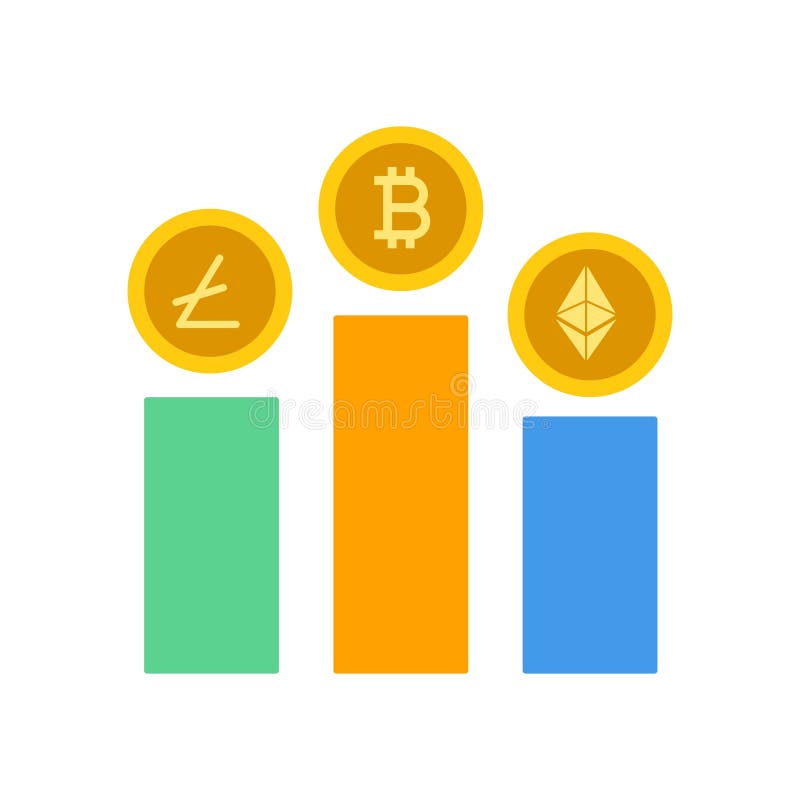 Cryptocurrency Vector Concept 3 Different Type of Crypto Stock ...