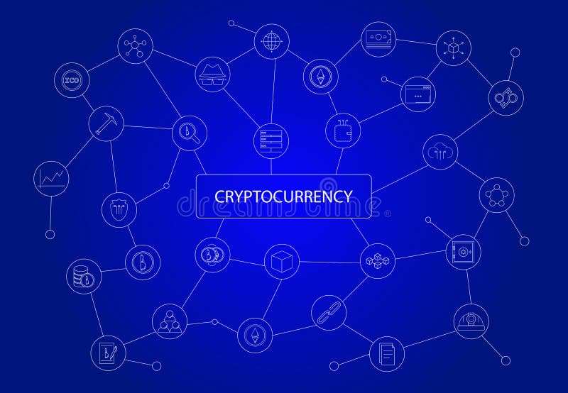 Cryptocurrency Word Stock Illustrations – 3,394 Cryptocurrency Word ...