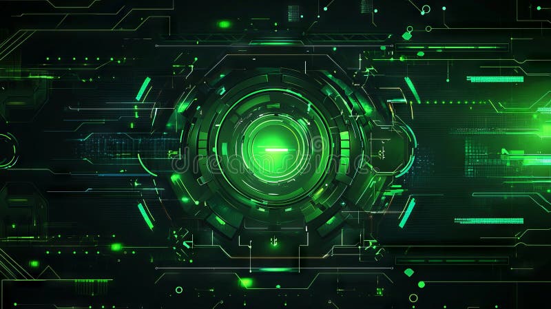 Advanced Cyber Security Encryption Laptop Concept Stock Image - Image ...