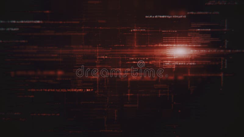 Cryptographic Matrix Blockchain Data Simulation Stock Illustration Illustration Of Binary