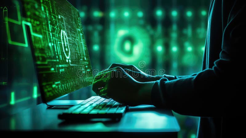 Cryptography Encrypted Data Stock Illustration - Illustration of data, generated: 372561027