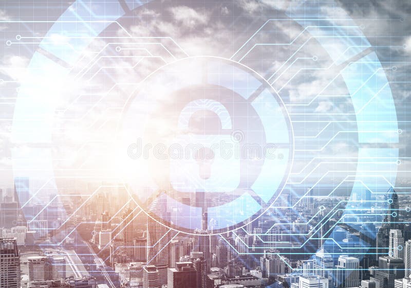 Cryptography and Encryption Algorithm Concept Stock Photo - Image of network, guard: 178436650