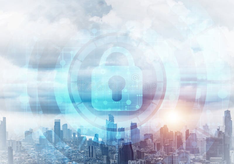 Cryptography and Encryption Algorithm Concept Stock Photo - Image of ...