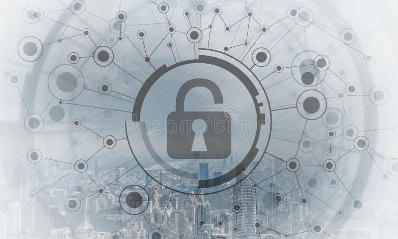 Cryptography and Encryption Algorithm Concept Stock Photo - Image of ...