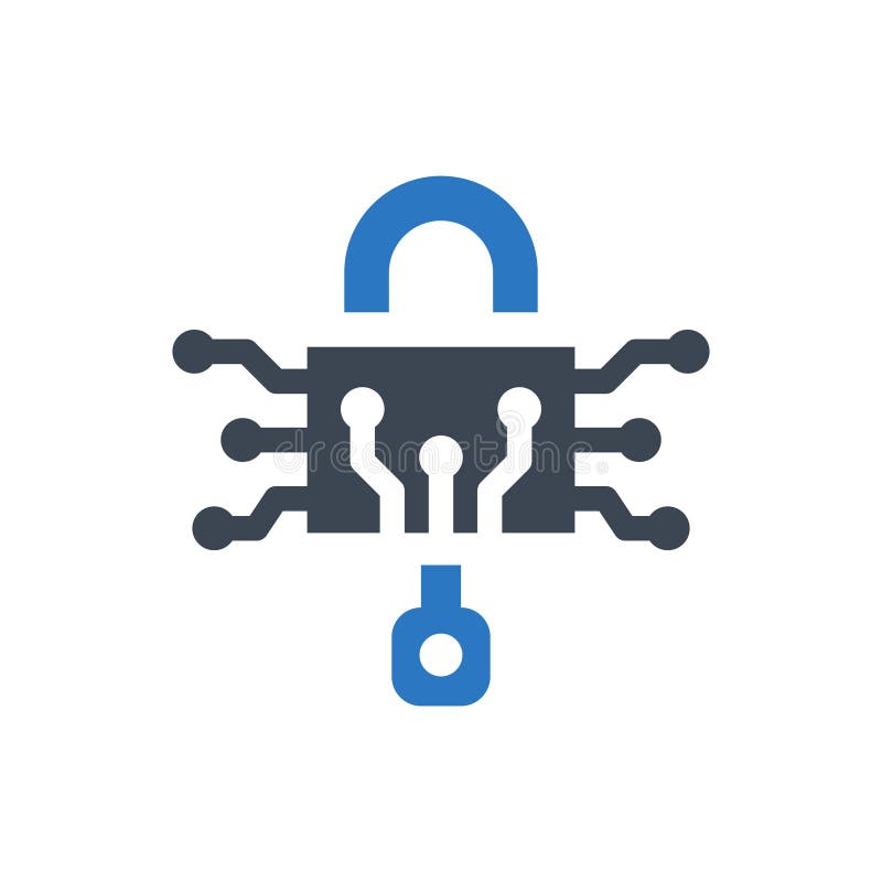 Cryptography icon stock vector. Illustration of system - 219956964