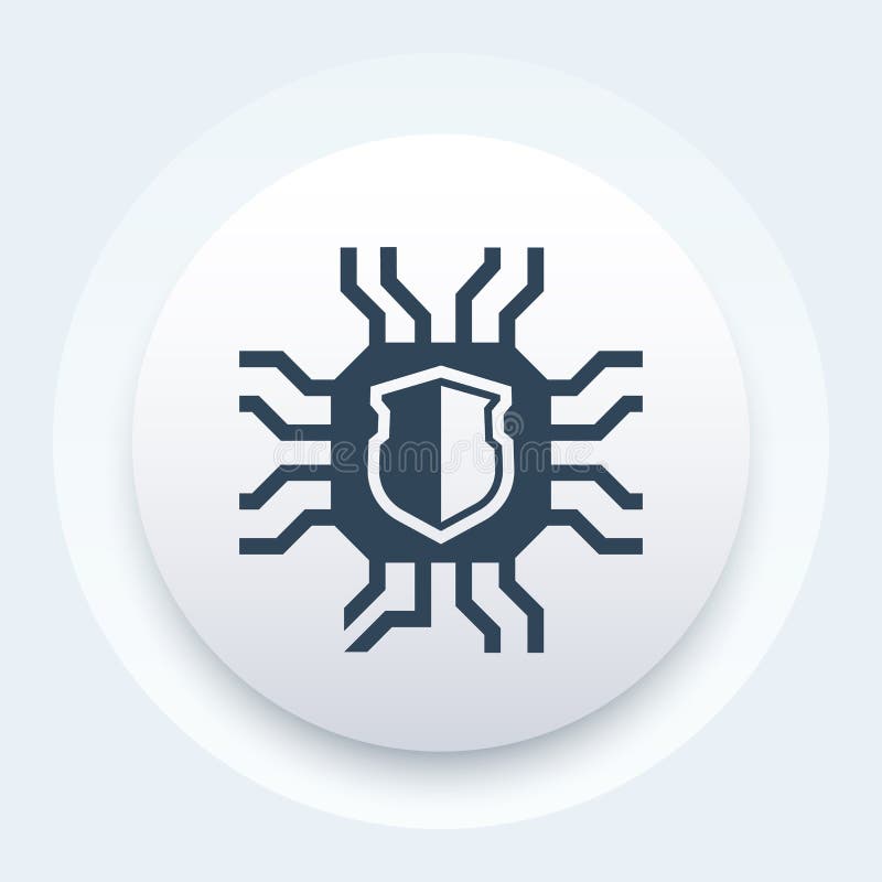 Cryptography Icon, Vector Pictogram Stock Vector - Illustration of ...