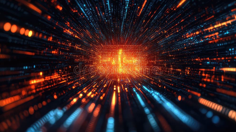 Cryptography Morphing Quantum Code Stock Illustration - Illustration of code, generated: 397442304