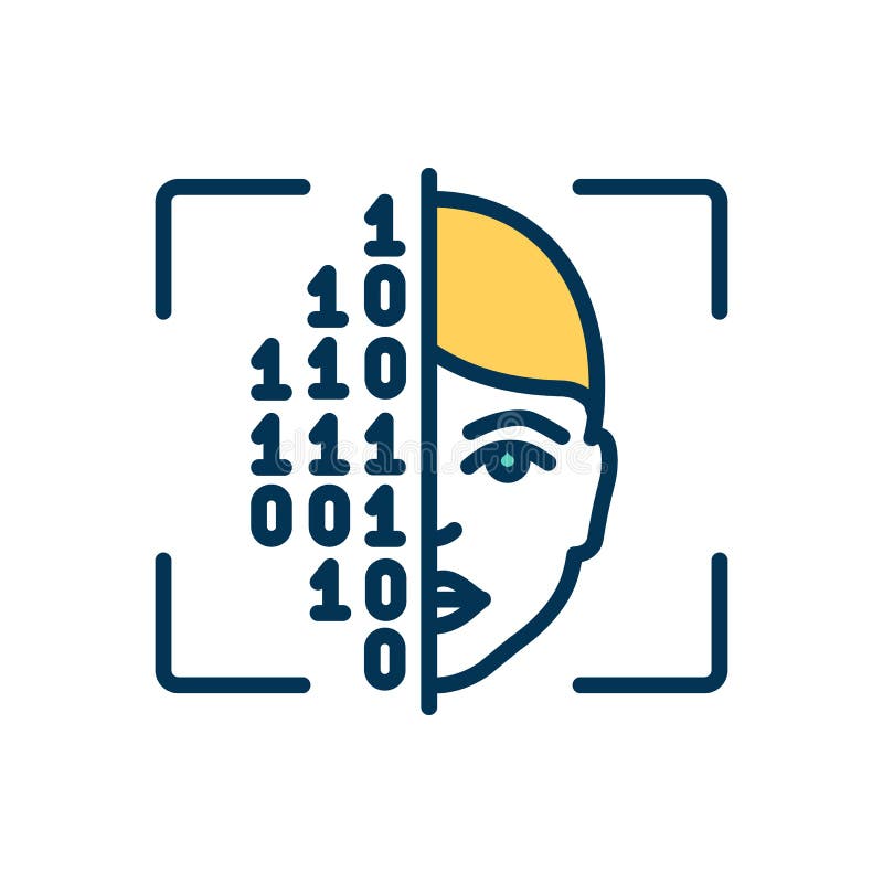 Cryptography RGB Color Icon Stock Vector - Illustration of icon ...