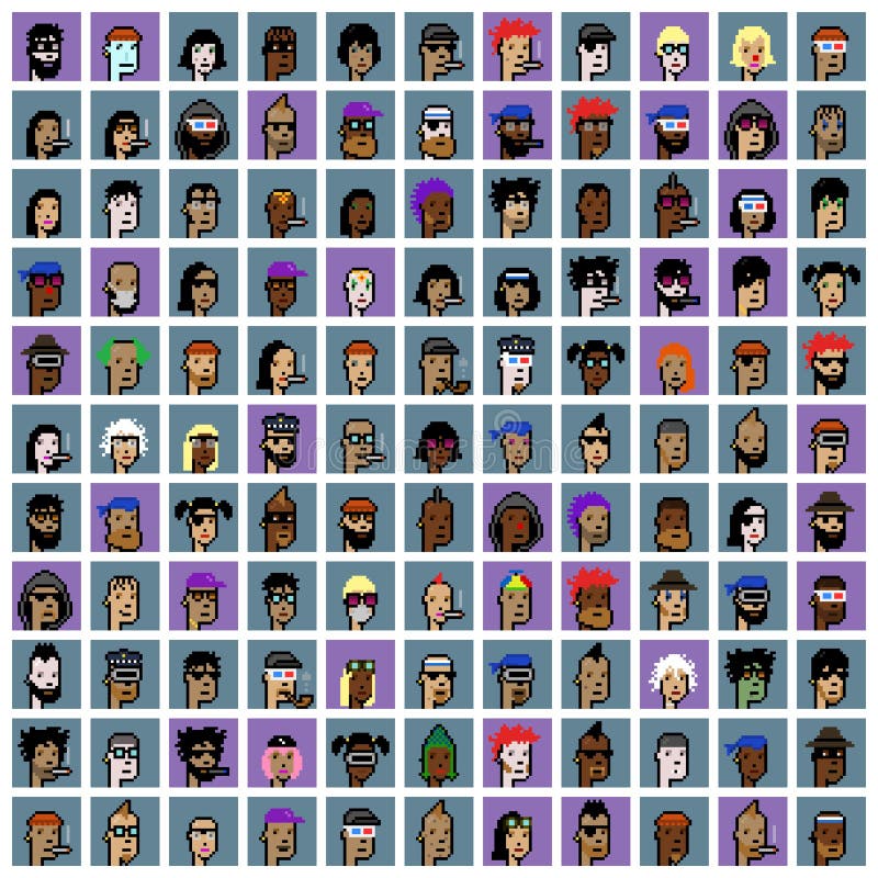 Nft Avatar Set Stock Illustrations – 708 Nft Avatar Set Stock ...