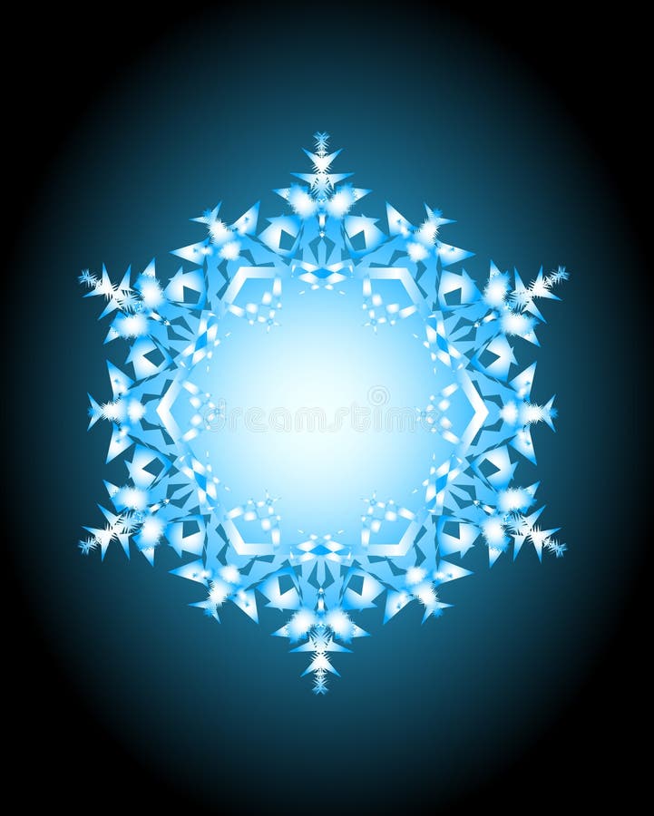 Crystal-1 stock vector. Illustration of arctic, icon, hexagon - 6524415