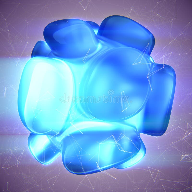 Crystal Abstract. Jewelry Concept Stock Illustration - Illustration of ...