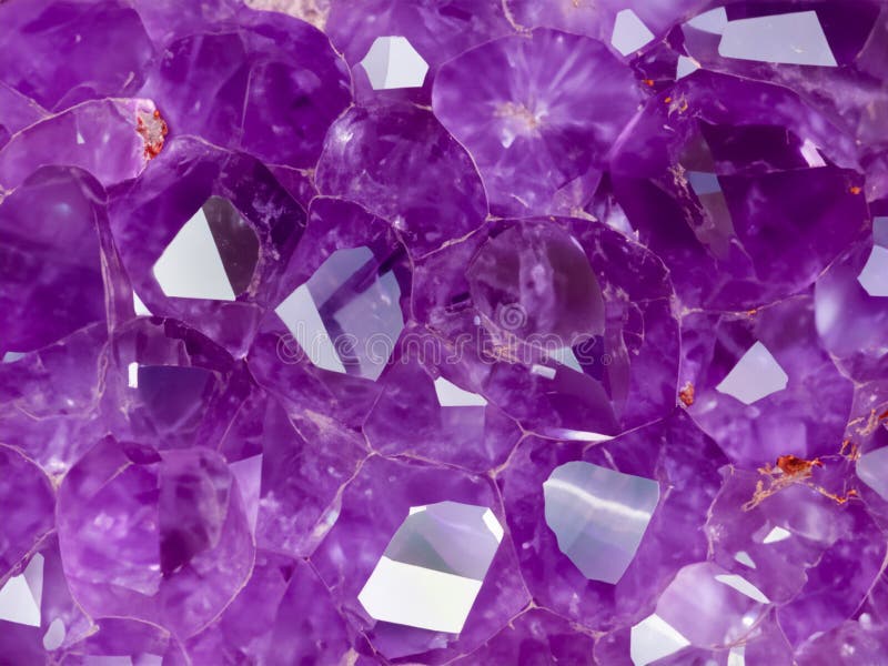 Crystal Amethyst with Nice Color Stock Photo - Image of geology ...