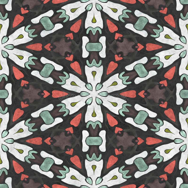 Crystal Background- Geometry Seamless Ornate. Digital 2D Illustration ...