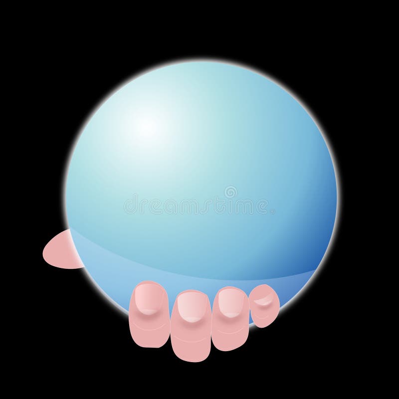 Crystal ball stock photo. Image of future, luck, prediction - 19909174