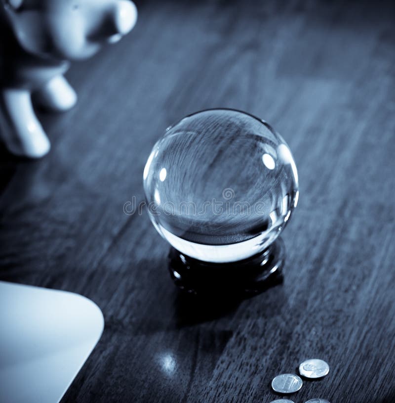 Crystal ball stock photo. Image of person, model, cute - 2574988