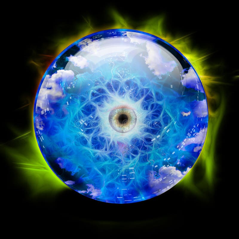 Crystal Ball stock illustration. Illustration of foresight - 51366073