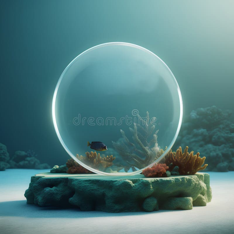 Tropical Fish in the Coral Reef. Underwater Scene Stock Illustration ...
