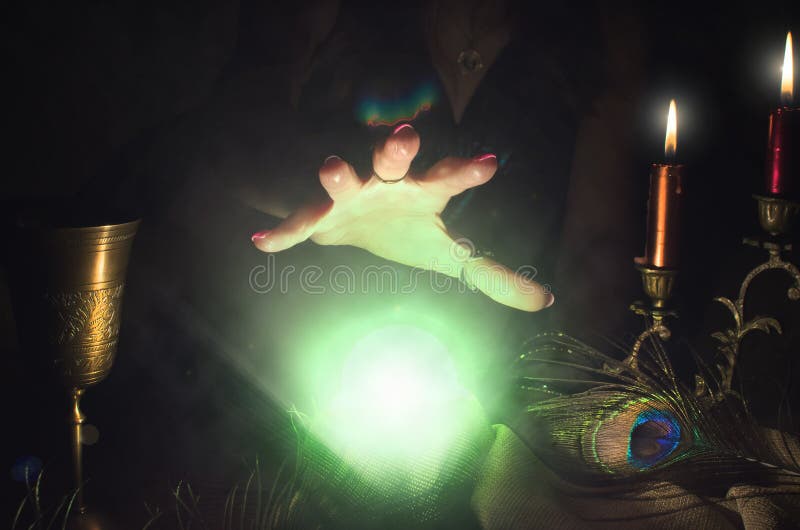 Crystal ball. stock photo. Image of amulet, astrology - 100769928