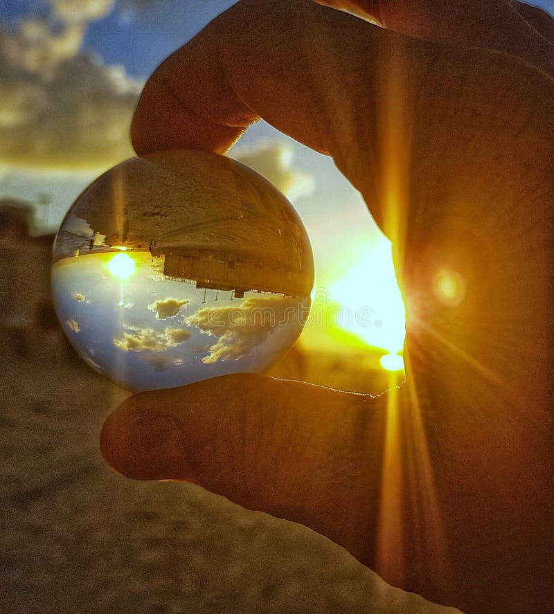 The Crystal Ball that Distorted Everything Stock Photo - Image of ...