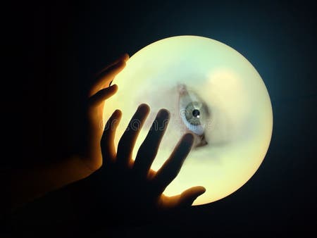 Crystal-ball-eye stock image. Image of looking, lens, fortuneteller ...