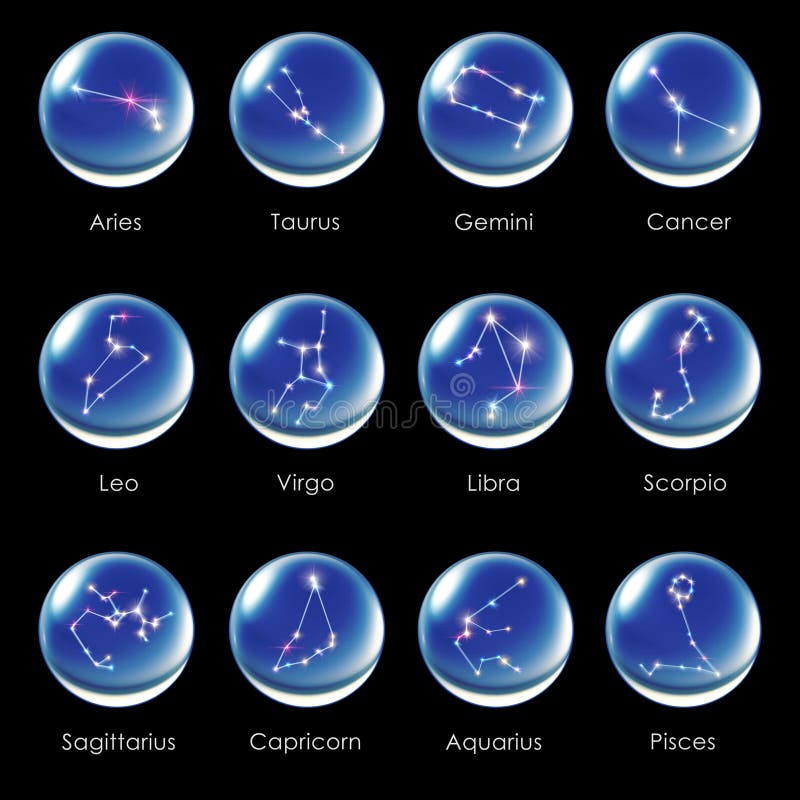Crystal Ball Zodiac Stock Illustrations – 565 Crystal Ball Zodiac Stock ...
