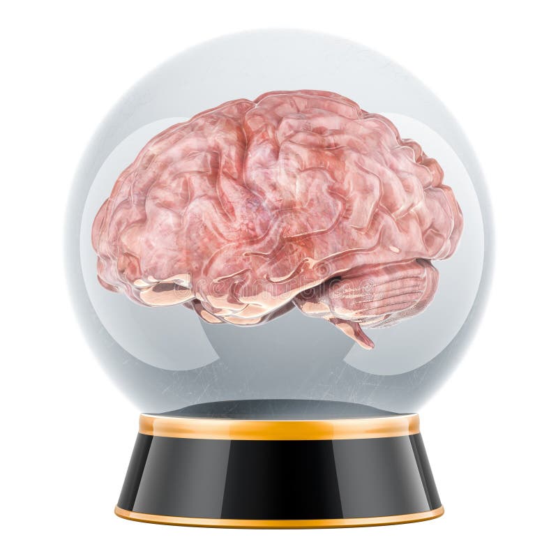 3d Brain Crystal Ball Stock Illustrations – 15 3d Brain Crystal Ball ...