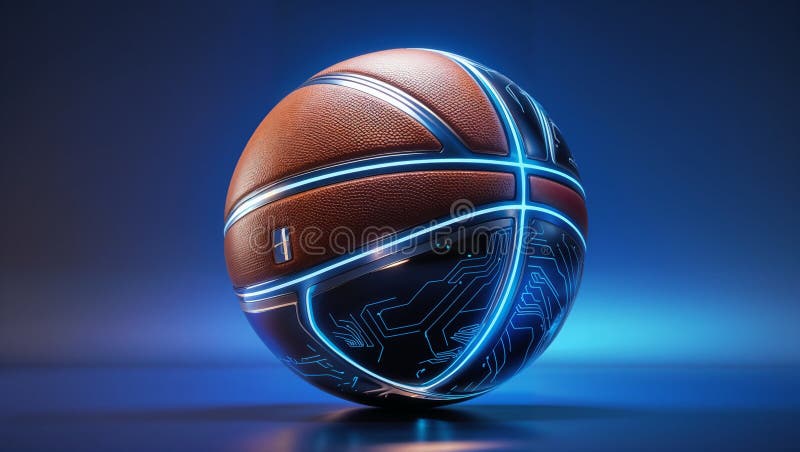 Crystal Ball with Magic Symbols and Blue Smoke on a Dark Background ...