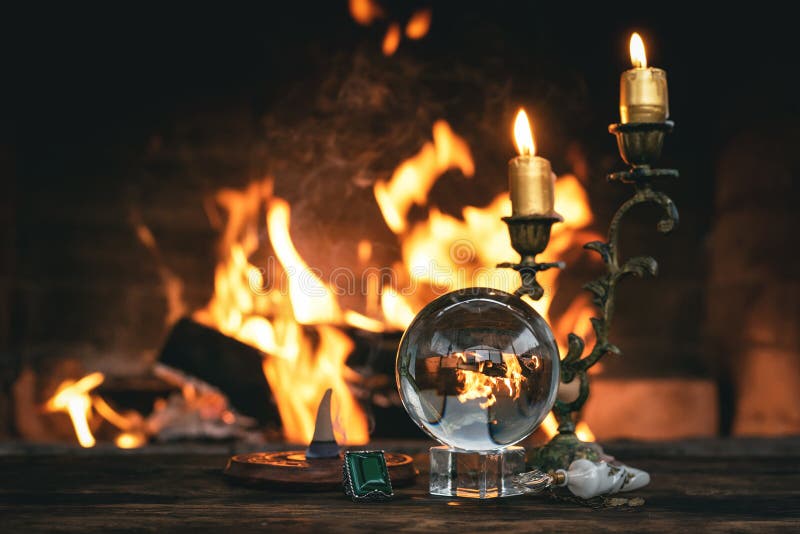 Crystal ball. stock image. Image of forecast, magician - 147258589