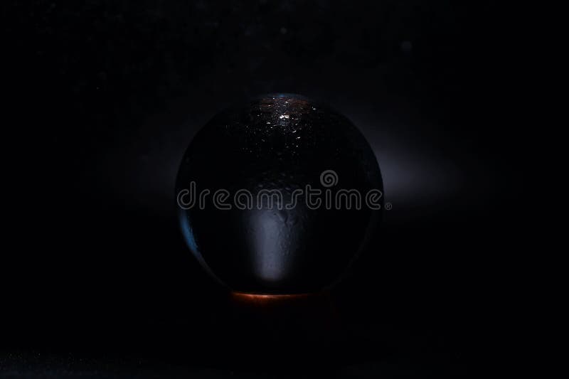 Crystal Ball To Predict the Fate. Guessing for the Future. Stock Photo ...