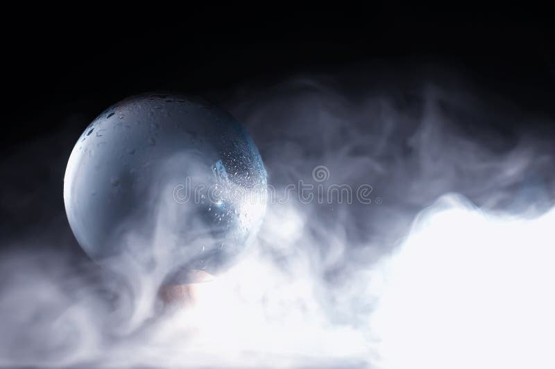 Crystal Ball To Predict the Fate. Guessing for the Future. Stock Photo ...