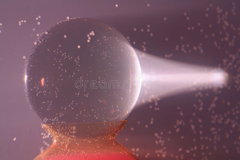 Crystal ball in water stock image. Image of creative, underwater - 2755309